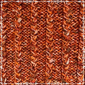 KnitPal Cotton Alpaca Tweed Yarn for Crocheting, 20% Alpaca, 60% Cotton, 20% Polyamide - Alpaca Wool Yarn - DK Yarn 3 Weight - 4 Skeins, 588yds/200g - Orange Pumpkin