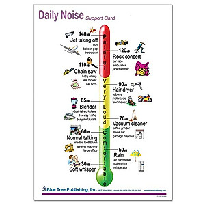Audiogram Anatomical Chart Laminated Card for Audiologist and Hearing