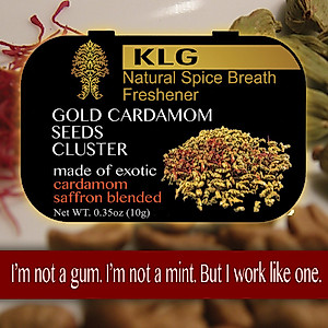 4pk Gold Cardamom Seeds Cluster 10 Gram Natural Spice Breath Freshener