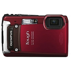 Olympus TG-820 12MP Shock/Water/Freeze-Proof Camera-Red (Old Model)