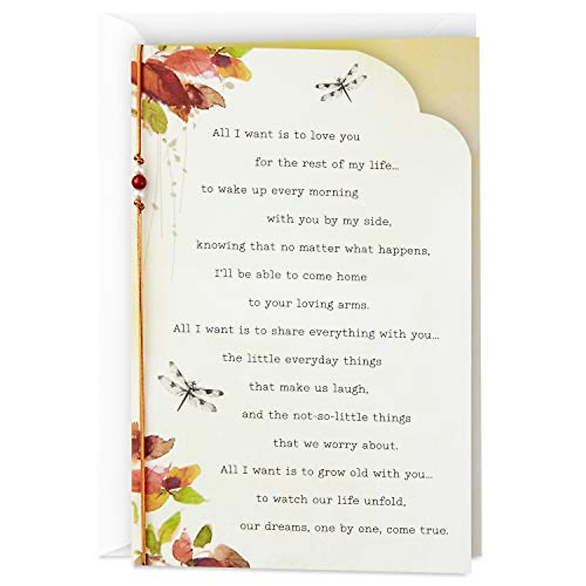 Hallmark Love Card or Anniversary Card (Love You For the Rest of My Life) (429RZB1325)