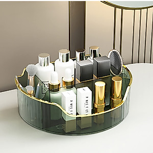 11Inch Bathroom Counter Organizer Countertop - Makeup Perfume Organizer & Storage - Skin Care Organizer for Vanity - Cosmetic Desk Storage Lotions Display Case Christmas Gift Tray with Large Capacity