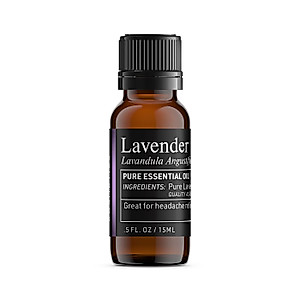 Lisse 100% Pure Lavender Essential Oil - Batch Tested & Third Party Verified - 0.5 Fl Oz