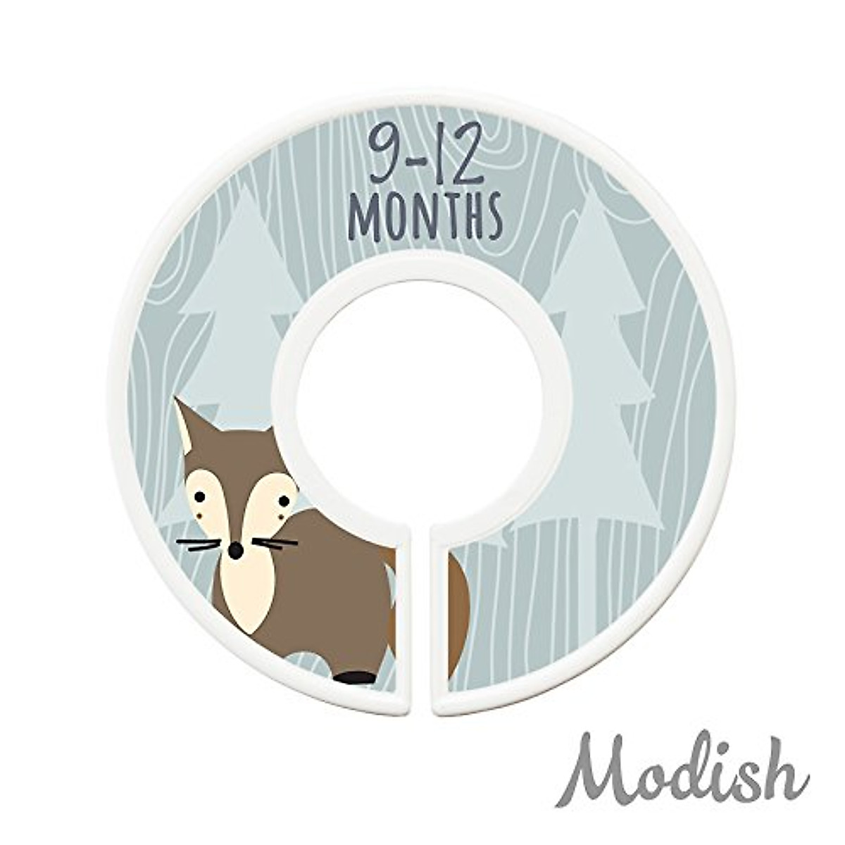 Modish Labels Baby Clothes Size Dividers, Baby Closet Organizers, Size Dividers, Baby Closet Organizers, Closet Dividers, Clothes Organizer, Boy, Woodland, Boho, Scandinavian, Nursery, Fox (Baby)