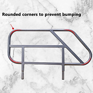 WLL-DP Portable Electric Bed Backrest, Adjustable Sit-Up Back Rest with Guardrail, Fits Standard Hospital Bed, Family Nursing Home Rehabilitation Center Nursing,Blue