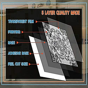 Tup, Abstract Plants Concise Style Dishwasher Door Cover Vinyl Magnetic Panel Decal Refrigerator Sticker 23inch W x 26inch H