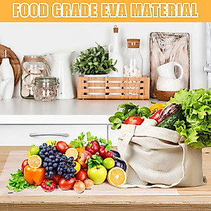 2 Rolls Non-Slip Shelf Liner Non Adhesive Cabinet Liners 18 Inch x 16.4 ft EVA Kitchen Liner Drawers Shelf Liner Washable Oil-Proof for Kitchen Cabinet, Shelves, Refrigerator, Storage, Desks