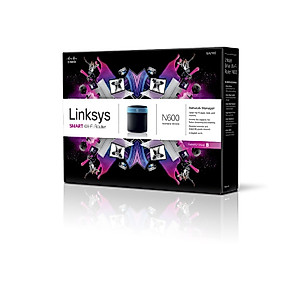 Linksys N600+ Wi-Fi Wireless Dual-Band+ Router with Gigabit Ports, Smart Wi-Fi App Enabled to Control Your Network from Anywhere (EA2700)