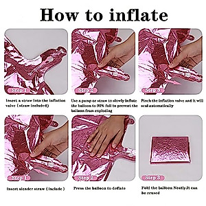 40 Inch Giant Light Pink Number 4 Balloon, Helium Mylar Foil Number Balloons for Birthday Party, 4th Birthday Decorations for Kids, Anniversary Party Decorations Supplies (Light Pink Number 4)