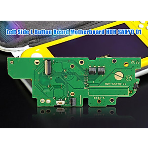 Left L Side Motherboard, for Switch Lite Left Handle, PCB Material L Side Board, Replacement Professional Game Console Key Board Part [video game]
