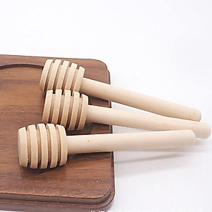 ＫＬＫＣＭＳ 10x Wooden Spoon Dipper Server for Maple Syrup , 8cm