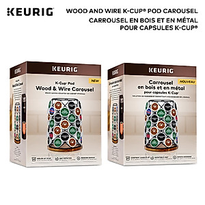 Keurig 5000351185 K-Cup Whirl Carousel Coffee Pod holder, 49, Black