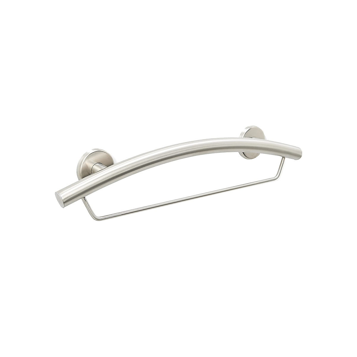 Curved Grab Bar and Towel Rack for Bathroom Shower Kitchen/304 Stainless Steel/Brush Finish/ 24"x 5"