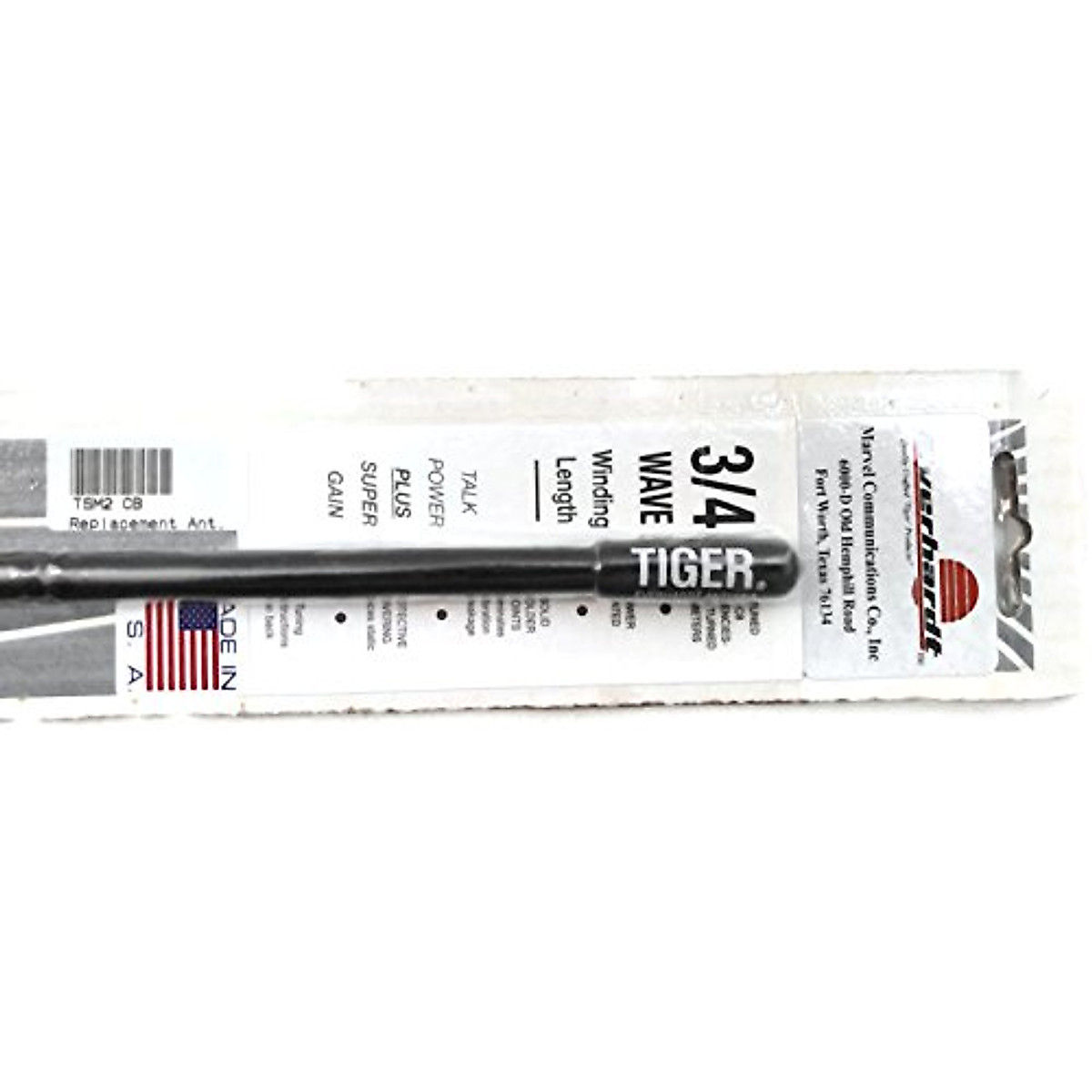 Everhardt TSM2-B 3/4 Wave 2 ft Fiberglass œSuper Flex CB Radio Antenna - Black