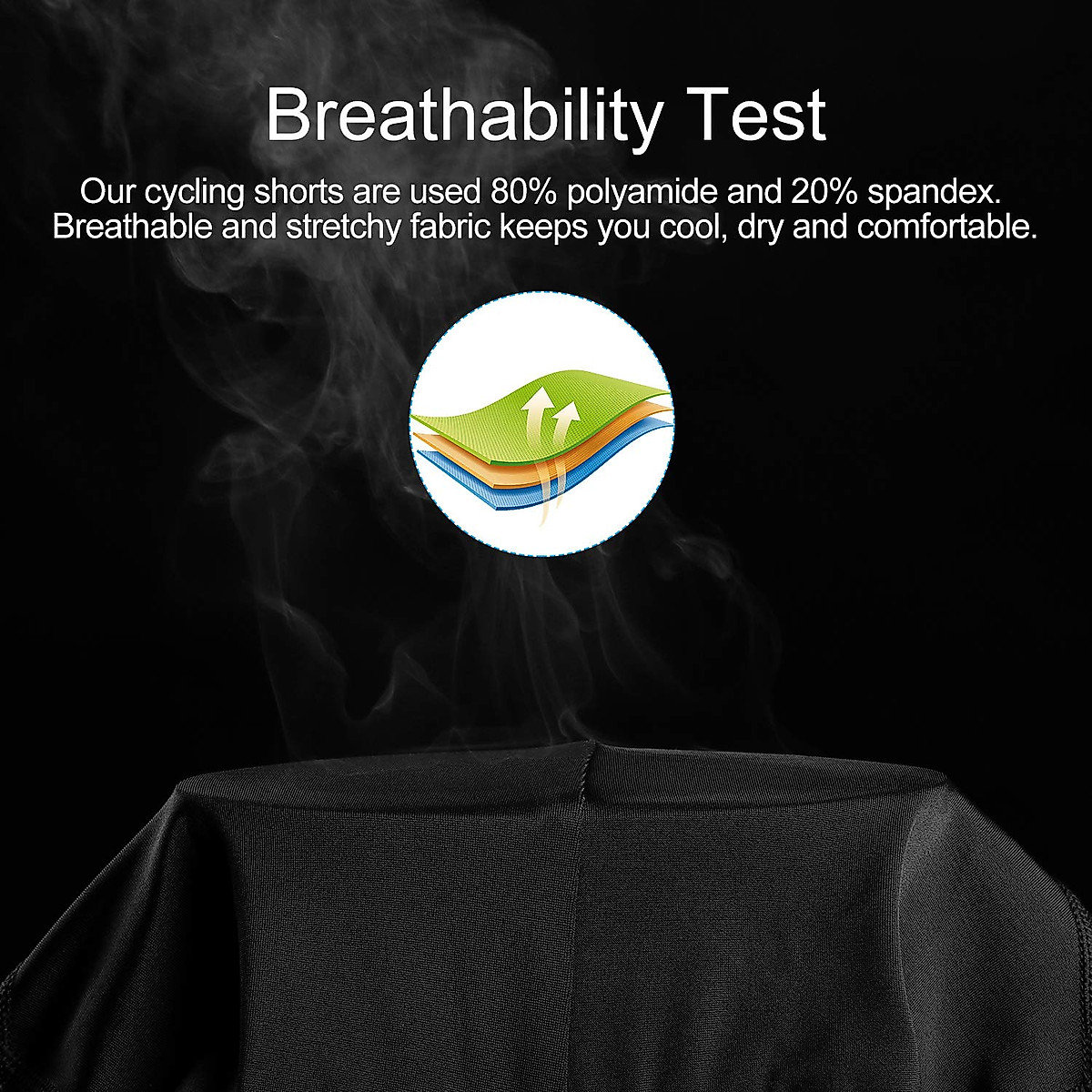 INBIKE Bike Shorts Men with Padding Bicycle Cycling Chamois Pants Tights 3D Padded Cycle Rider Biking Clothing Blue Large