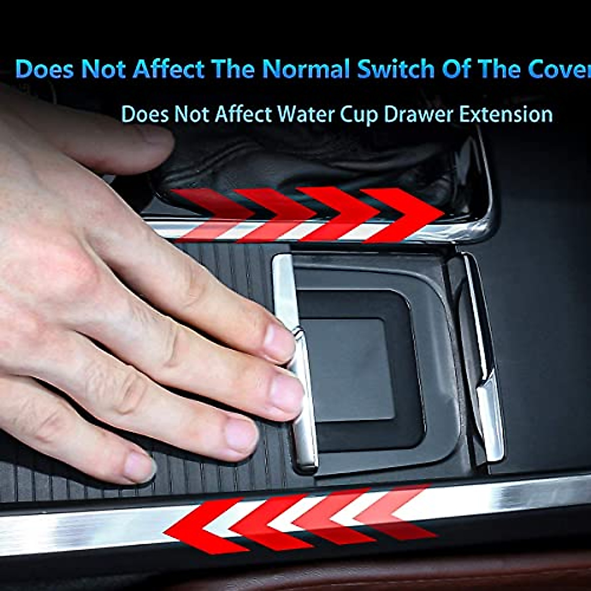 Wireless Phone Charging Plate, Vehicle Inner Central Box Charger Accessory with 2 USB Ports, Compatible with Volvo XC90 XC60 S90 S60 V90 V60, Plug & Play Easy Installation (Classic Style)