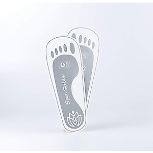 100 Pair Grey Disposable Adhesive Spray Tan Feet Protector Pads for Sunless Airbrush Tanning