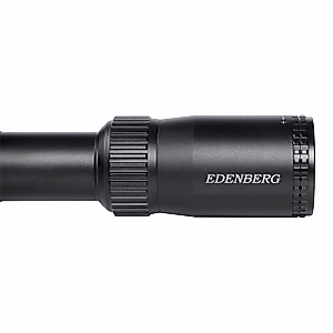 Edenberg 3-12x40 Parallax Adjustment, Rifle Scope for Hunting,30mm Tube,Lockable W/E Turrets, Wide Field of View, Fast Focus Eyepiece, Long Eye Relief,Flip Up Cover