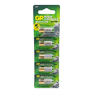 6 GP 12V Alkaline Batteries Size 23AE Package
