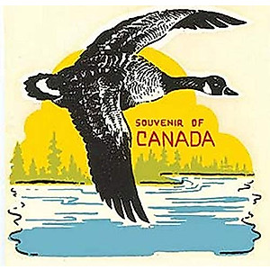 Canada Goose Vintage Travel Decal Sticker