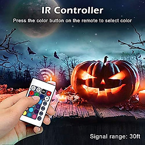 WHATOOK Underwater Submersible LED Lights for Bath tub Waterproof Battery Operated Remote Control Wireless LED Lights for Hot Tub, Pond, Pool, Fountain, Waterfall, Aquarium, Party, Vase Base, 2 Pack