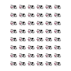 Special Pack 48 Cute Farm Cow Envelope Seals Labels Stickers 1.2" Round #CUAS