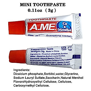 Alaisee Disposable Toothbrushes with Toothpaste, Travel Toothbrush Kit for Adults, in 7 Colours and Individually Packaged (25 Packs)