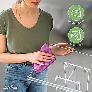 Acrylic Podium Stand Portable Pulpits for Churches Clear Podium Lectern Shtender Hostess Stand Presentation Events Teacher Podium for Classroom Church Pulpit Transparent Modern Lecterns & Podiums