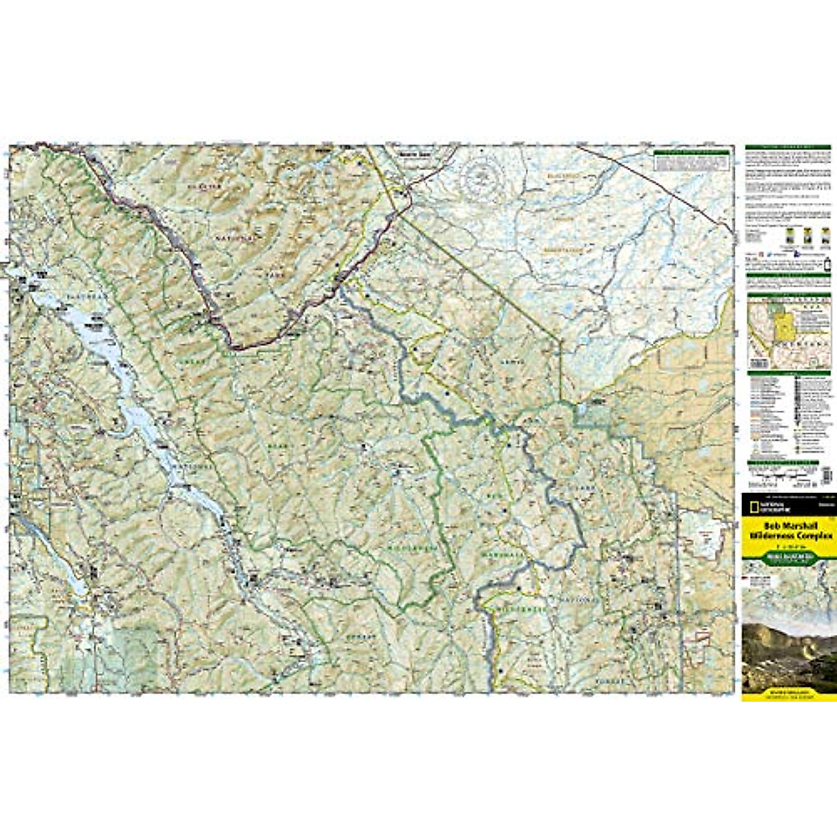 Bob Marshall Wilderness Map (National Geographic Trails Illustrated Map, 725)