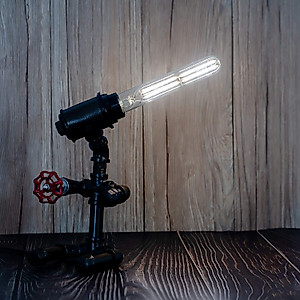 Dimmable 6W Edison Tubular Led Light Bulbs T10/T30,E26 Medium Base 4000K Daylight White Filament Lamp 60 Watt Incandescent Bulb Equivalent,7.3 Inch,Pack of 4