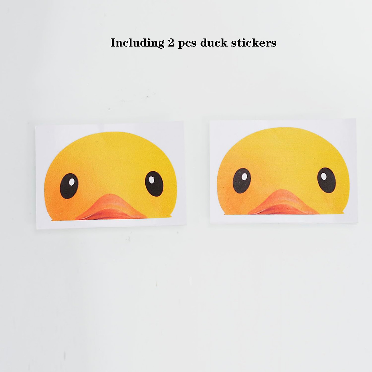 LUAATT Duck Peeker Rear View Mirror/Windshield Decal,2 Pcs Cute Duck Car Mirror Sticker Vinyl Truck Window Sticker