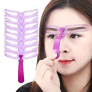 Eyebrow Stencils Set Handheld Eyebrow Grooming Stencil Shaper Stereo Stencil Card