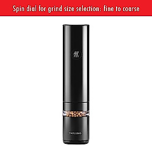 ZWILLING Enfinigy 2-pc Electric Salt/Pepper Mill Set