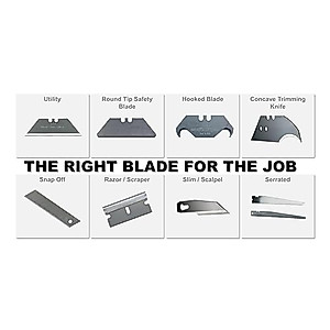 Stanley 0-11-301 Snap Off Blade in Dispenser (10 piece), Silver