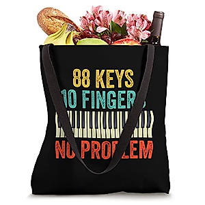 88 Keys Keyboard Piano Player Kids Piano Lover Funny Pianist Tote Bag