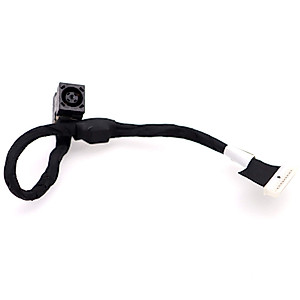 Deal4GO DC Power Jack Cable Charging Port Replacement for Dell Alienware 15 R1 R2 AW15R1 AW15R2 ALW15 0784VK 784VK DC30100TN00