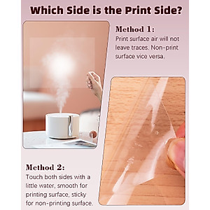 Transparency Film Paper Clear for Overhead Projector Transparencies and Inkjet Screen Prints 8.5 x 11,25sheets