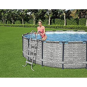 Bestway Flowclear Above Ground Swimming Pool Ladder 48" | Corrosion-Resistant Metal Frame