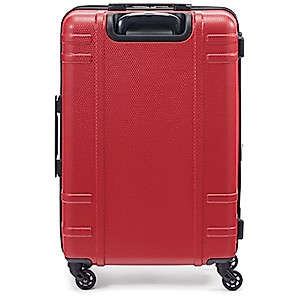 Tommy Hilfiger Lexington Upight Hard Suitcase, Red, 25"