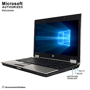 HP EliteBook 8440p 14 Inch Business Laptop, Intel Core i5 520M up to 2.93GHz, 4G DDR3, 500G, WiFi, DVD, VGA, DP, Windows 10 64 Bit-Multi-Language Supports English/Spanish/French(Renewed)