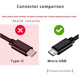 WZHENB 10Ft Micro USB Charger Charging Cable Power Cord Compatible for Keyboard Folio m1, Logitech MX Master 2S/ MX Anywhere 2, K800 Y-R0011, Corsair K63 & More Micro USB Keyboard