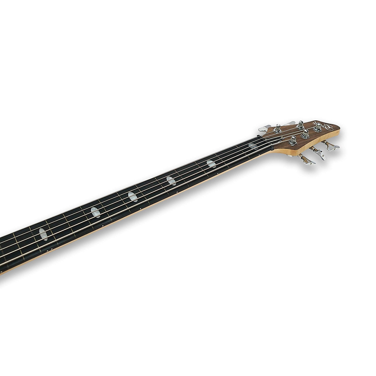 Left-handed Fretless 5 String Electric Bass Guitar Okoume body