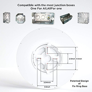 TALOYA 2 Pack 12 Inch LED Flush Mount Ceiling Light Fixture for Living Room Basement Closet Hallway Laundry Room Porch,20W Equivs to 200W 3000k/4000k/6500k