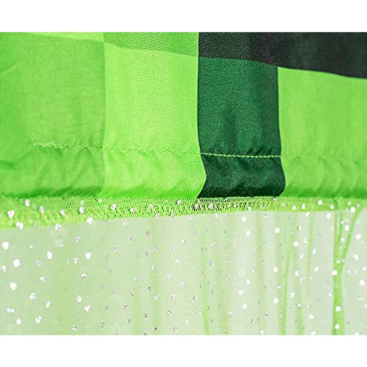 Minecraft Green Creeper Kids Bed Canopy, Hanging Curtain Netting