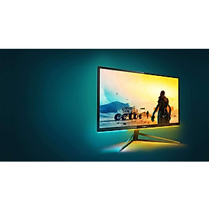 Philips Gaming 326M6VJRMB - 32 inch 4K UHD Monitor, 60Hz, 4ms, MVA, HDR600, Speakers, Height Adjust, Ambiglow (3840 x 2160, 600 cd/m², HDMI/DP/USB 3.0)