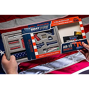 GoatGuns Miniature USA AR 15 Model | 1:3 Scale Diecast Metal Build Kit
