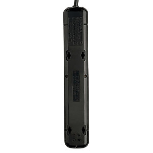 Tripp Lite 7 Outlet Surge Protector Power Strip, Extra Long 12ft Cord, Black, & Dollar 25,000 Insurance (TLP712B)