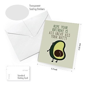 easykart labels Funny Naughty Birthday Cards For Wife Girlfriend |Valentine's Day Witty Birthday Cards For Her, Size 7.25x 5.5 Inch with Envelope