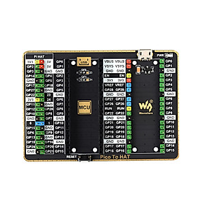 Waveshare GPIO Expander for Raspberry Pi Pico 1x Raspberry Pi Standard 40PIN 1x Pico 2×20PIN Header