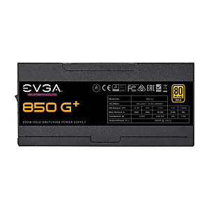 EVGA SuperNOVA 120-GP-0850-X1, 850 G+, 80 Plus Gold 850W, Fully Modular, FDB Fan, 10 Year Warranty, Includes Power ON Self Tester, Power Supply